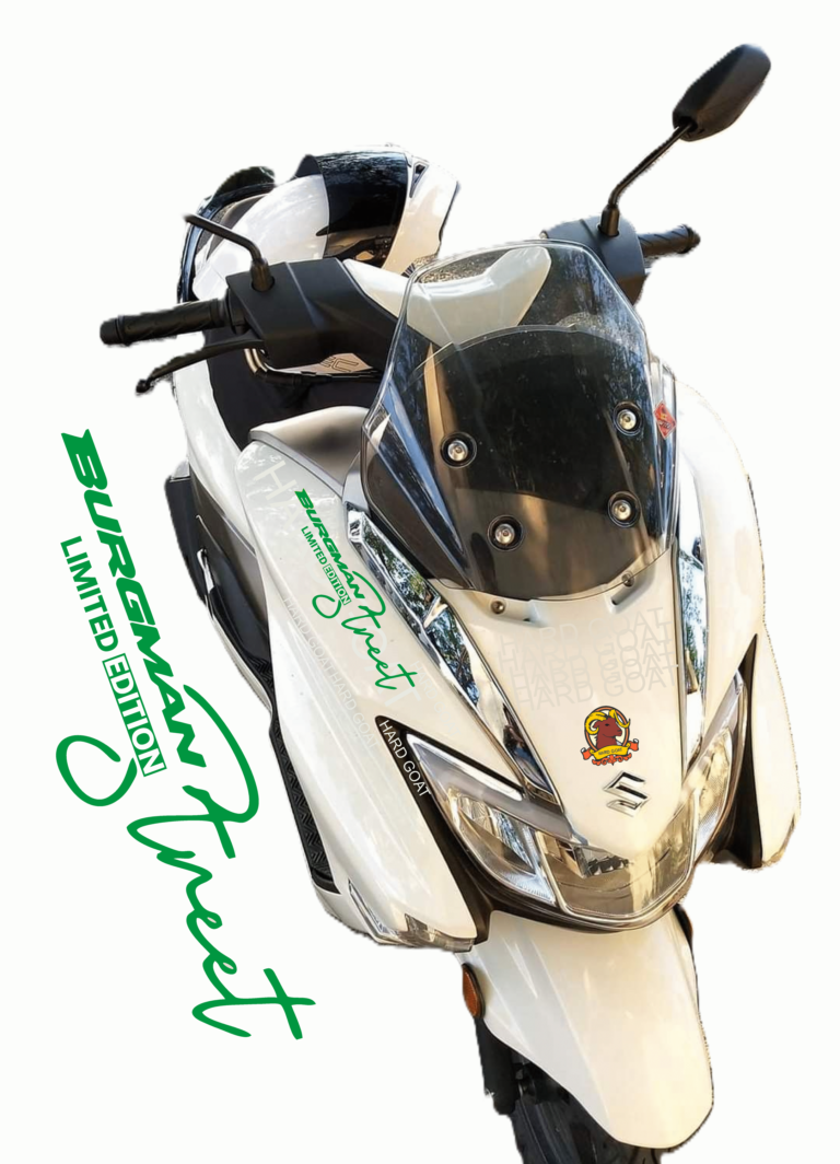 Sporty Green Burgman 125 Graphics | Elevate Your Scooter's Style!