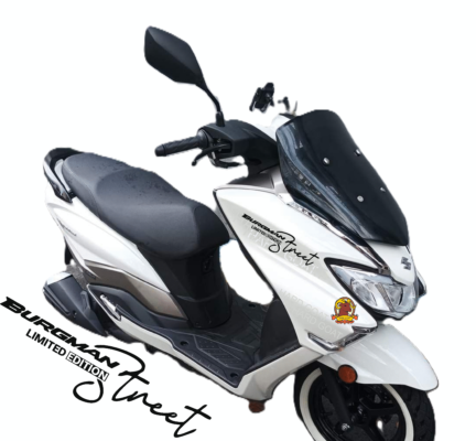Burgman Street 125 Black Sticker | Enhance Your Suzuki Ride
